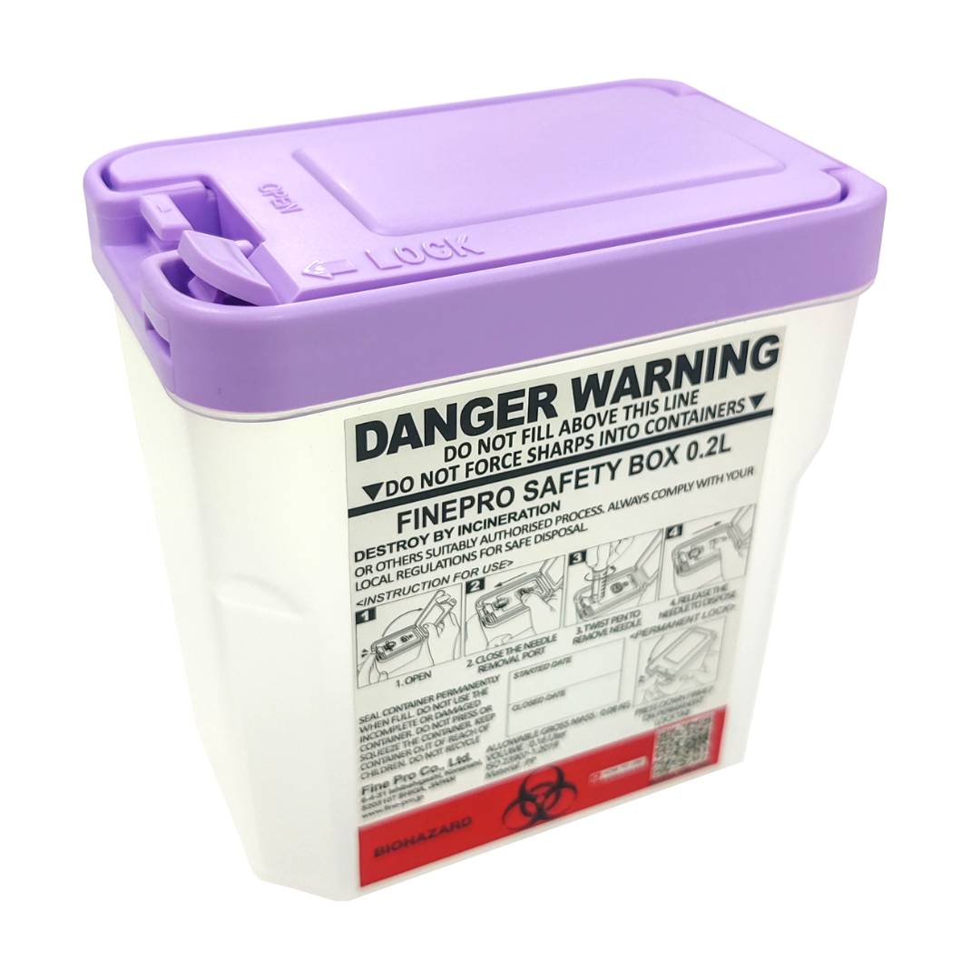0.2L Portable sharps container - Fine Pro Corporation